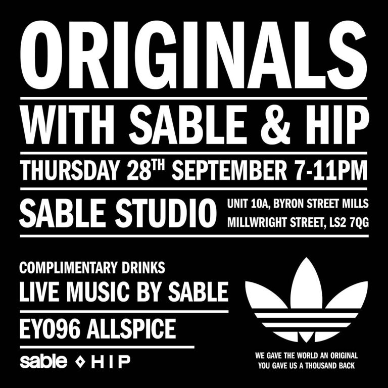 ADIDAS 'ORIGINALS' WITH SABLE & HIP - HIP Blog
